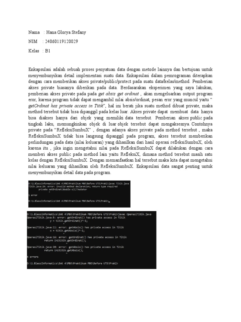 PBO - B1 - 02 - 24060119120029 - Hana Glorya Stefany | PDF | Sains ...