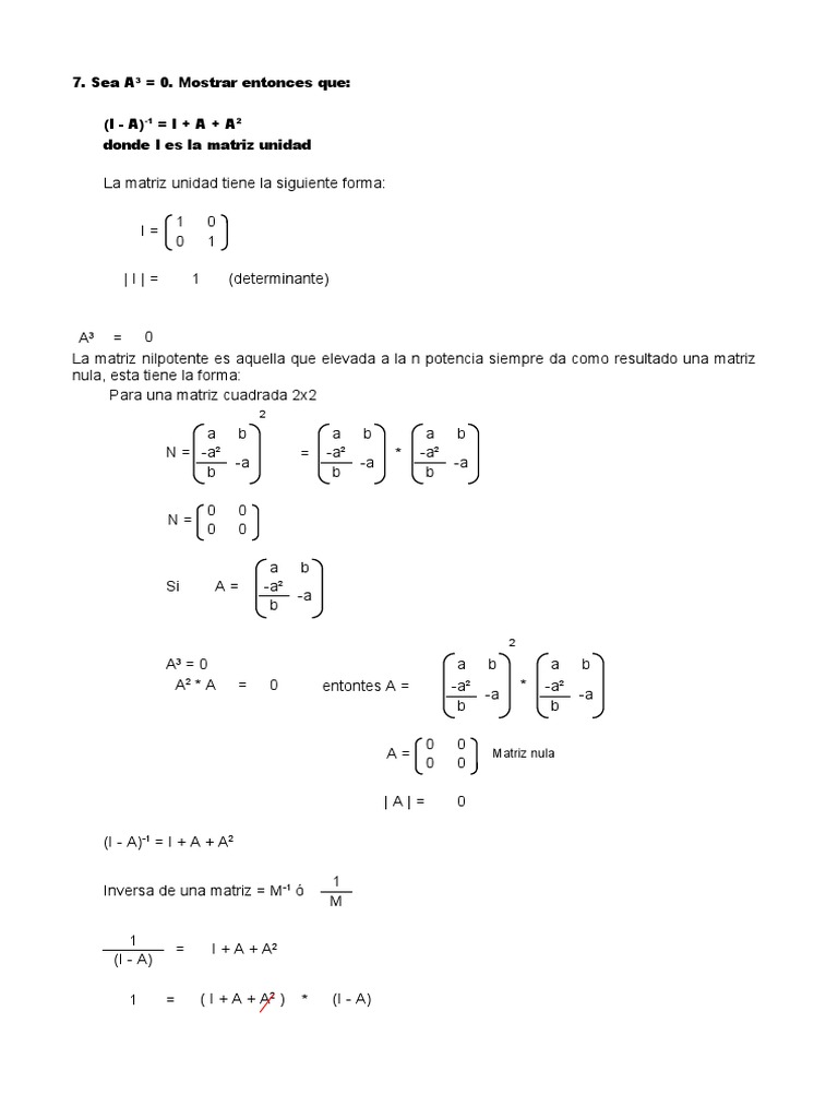 Práctica 2 - Ejercico 7 | PDF | Álgebra lineal | Física teórica