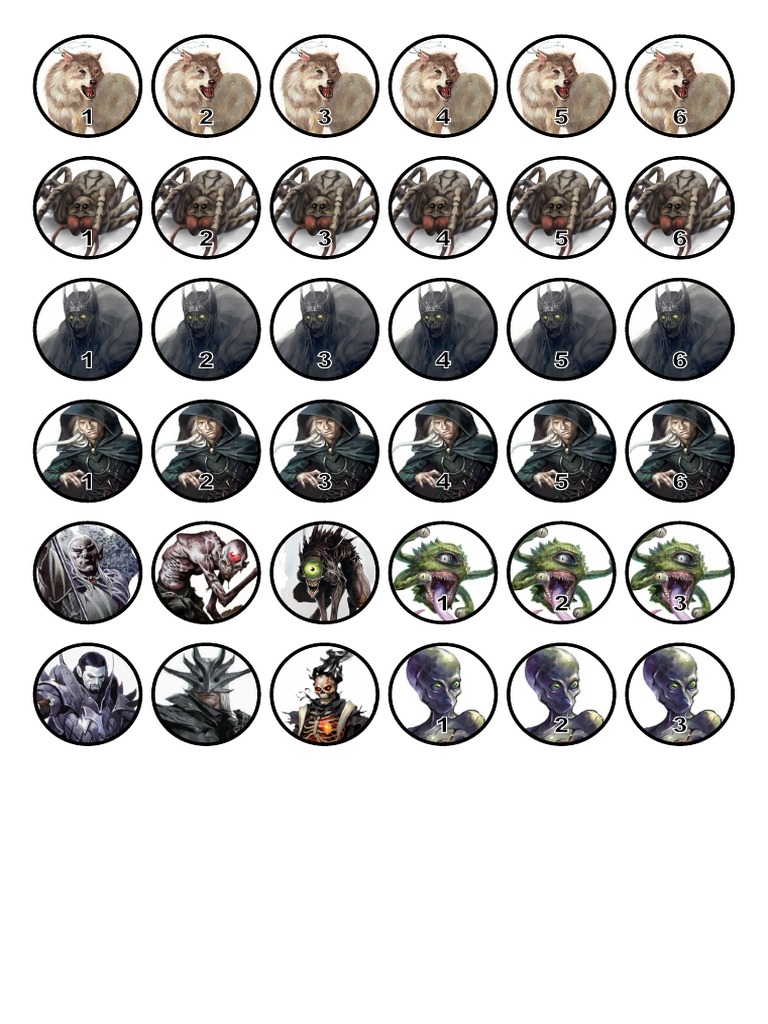 Tokens Imprimíveis Phandelver | PDF