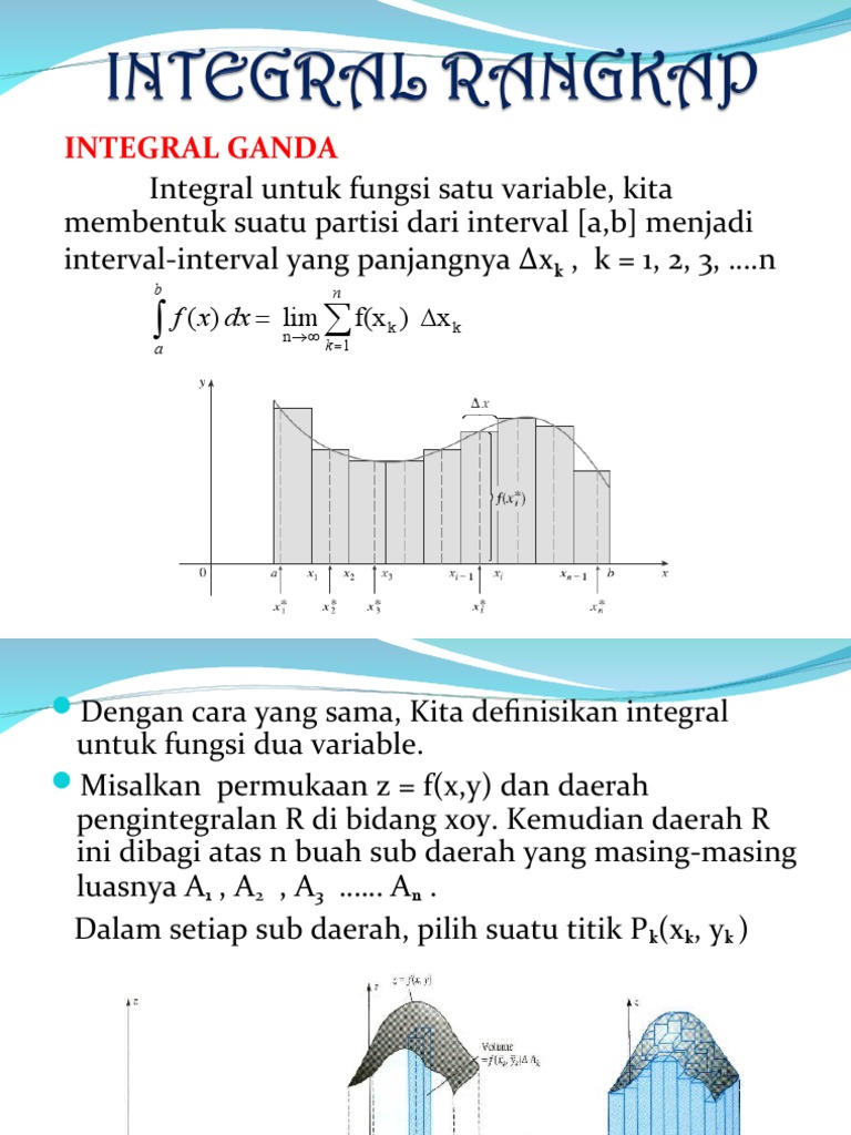 Integral Rangkap | PDF