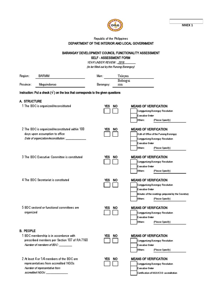 BDC Functionality Assessment | PDF | Non Governmental Organization ...