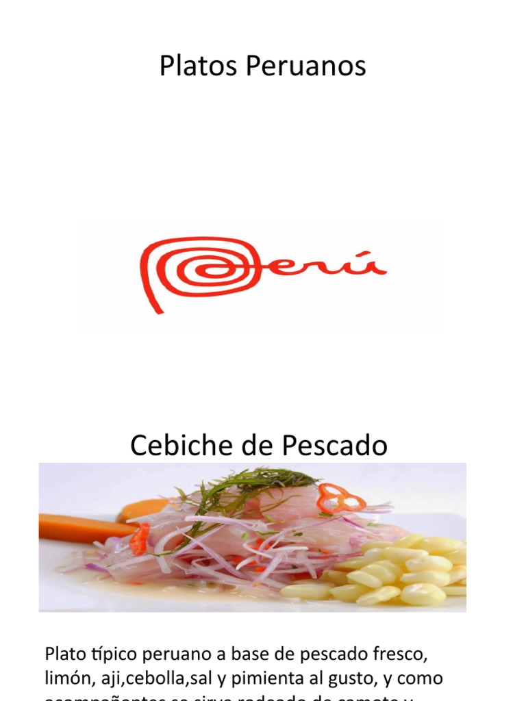 100 Platos Típicos Peruanos Caseros | PDF
