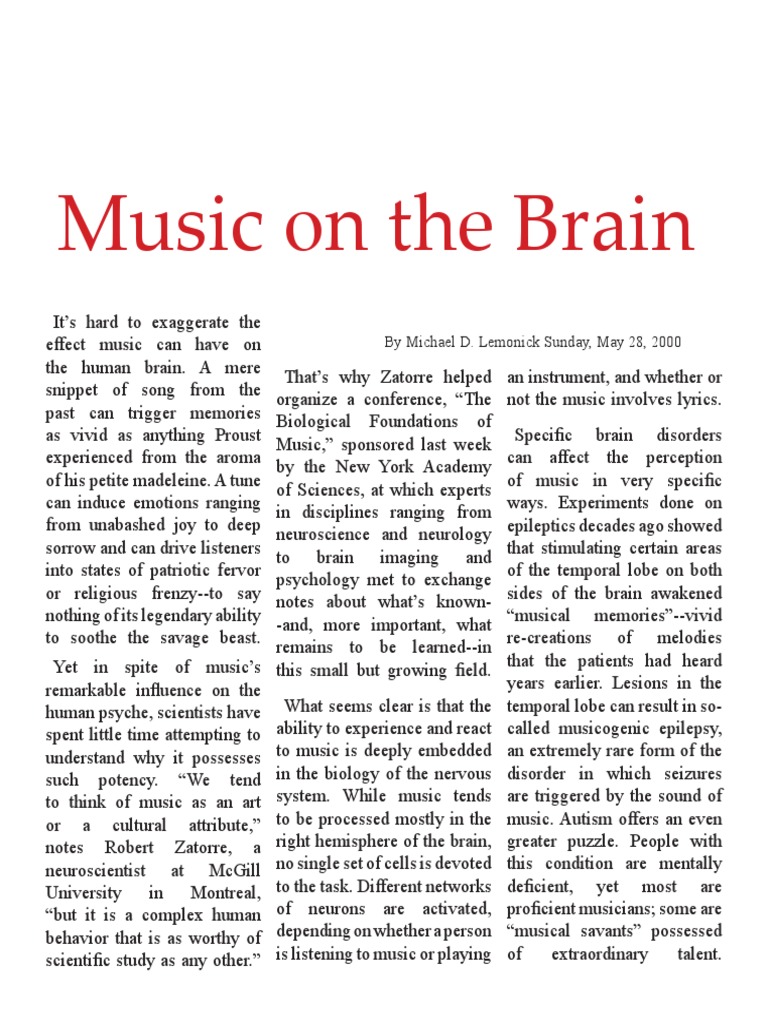 Magazine Spread | PDF | Epilepsy | Brain