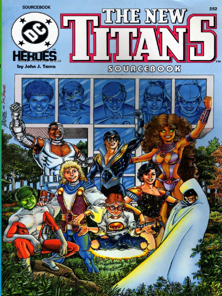 MFG252 The New Titans Sourcebook | PDF