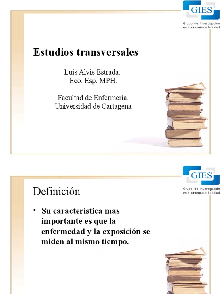Estudios Transversales: Definición y Métodos | PDF | Muestreo ...