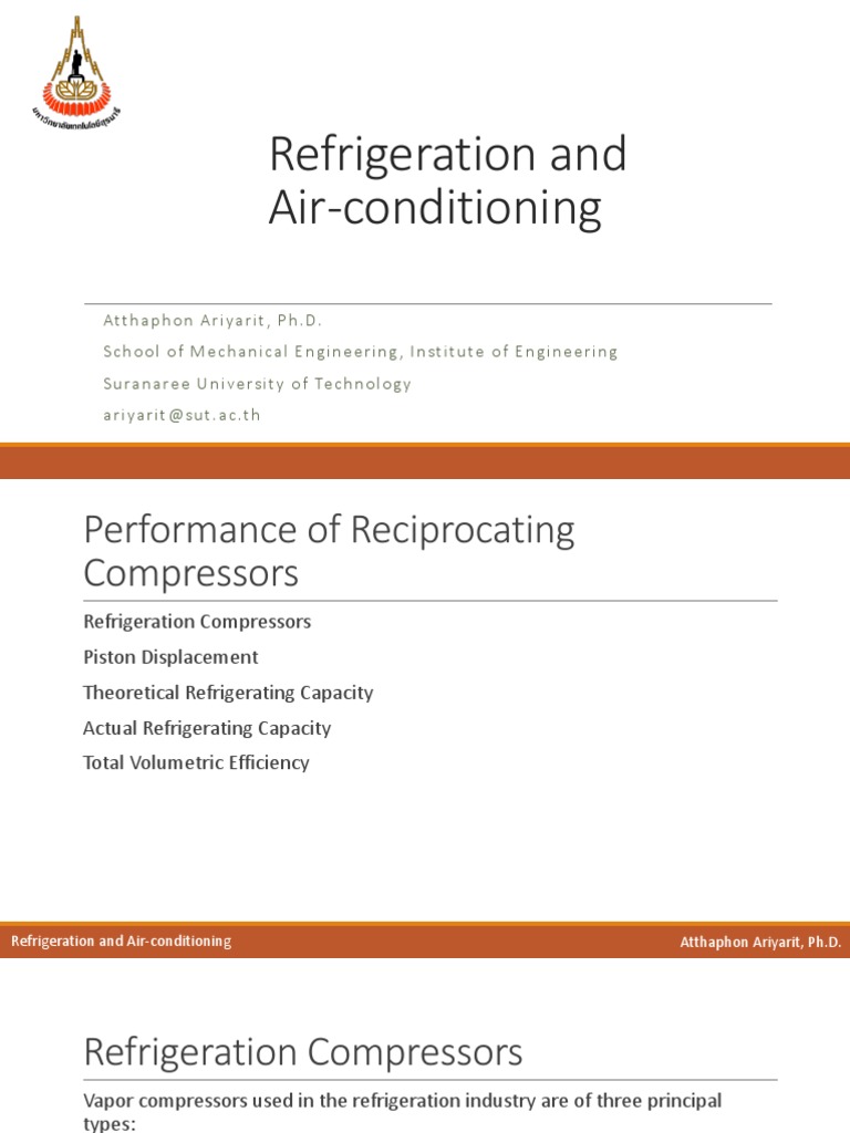 Refrigeration and Air-Conditioning | PDF | Refrigerator | Metrology