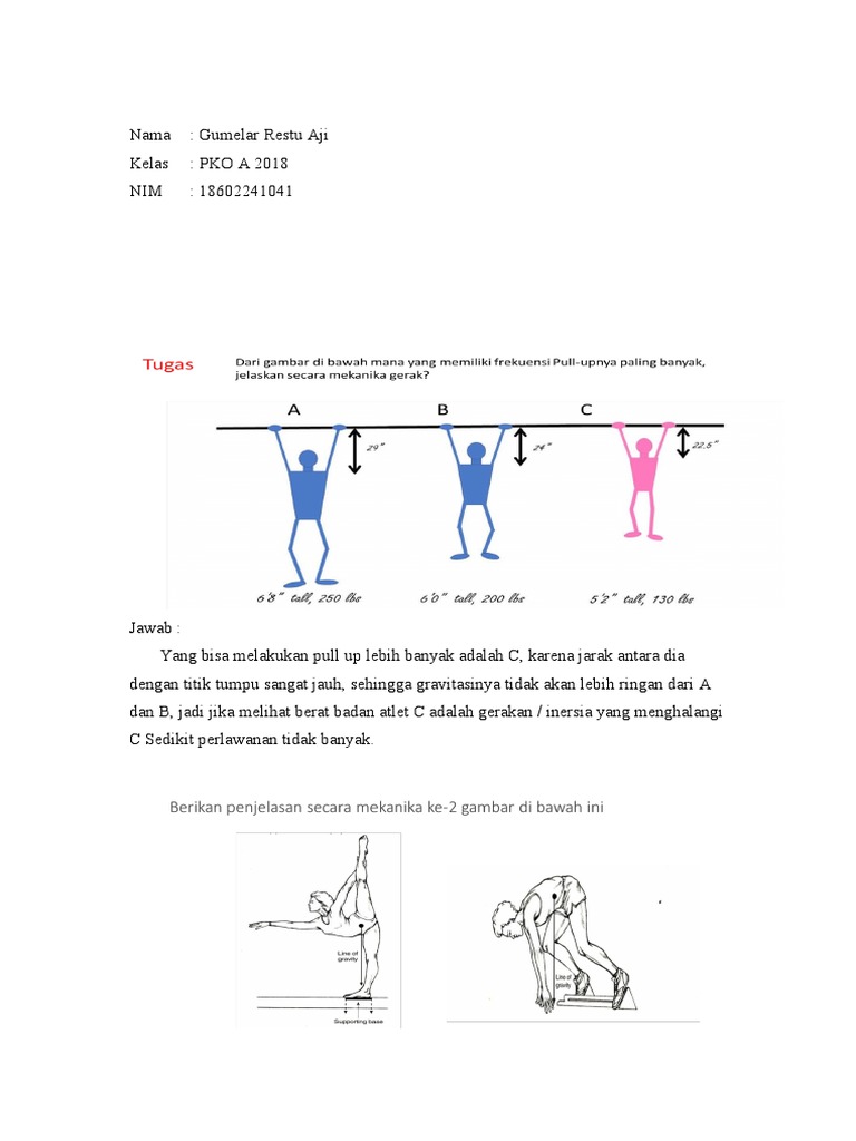 BIOMEKANIKA Gumelar Restu AJi | PDF