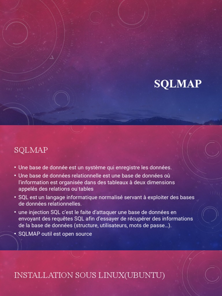 SQLMAP | PDF | Cookie (informatique) | SQL