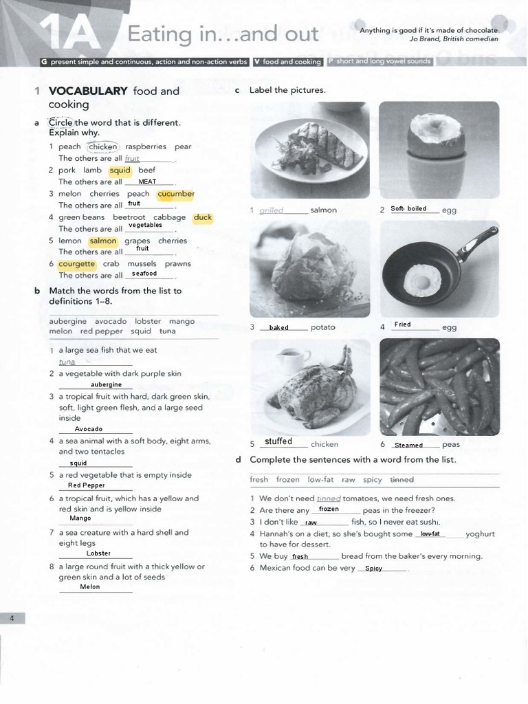 Work Book 1 Unit | PDF