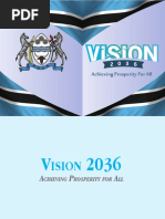 Vision 2036 | PDF | Sustainability | Botswana