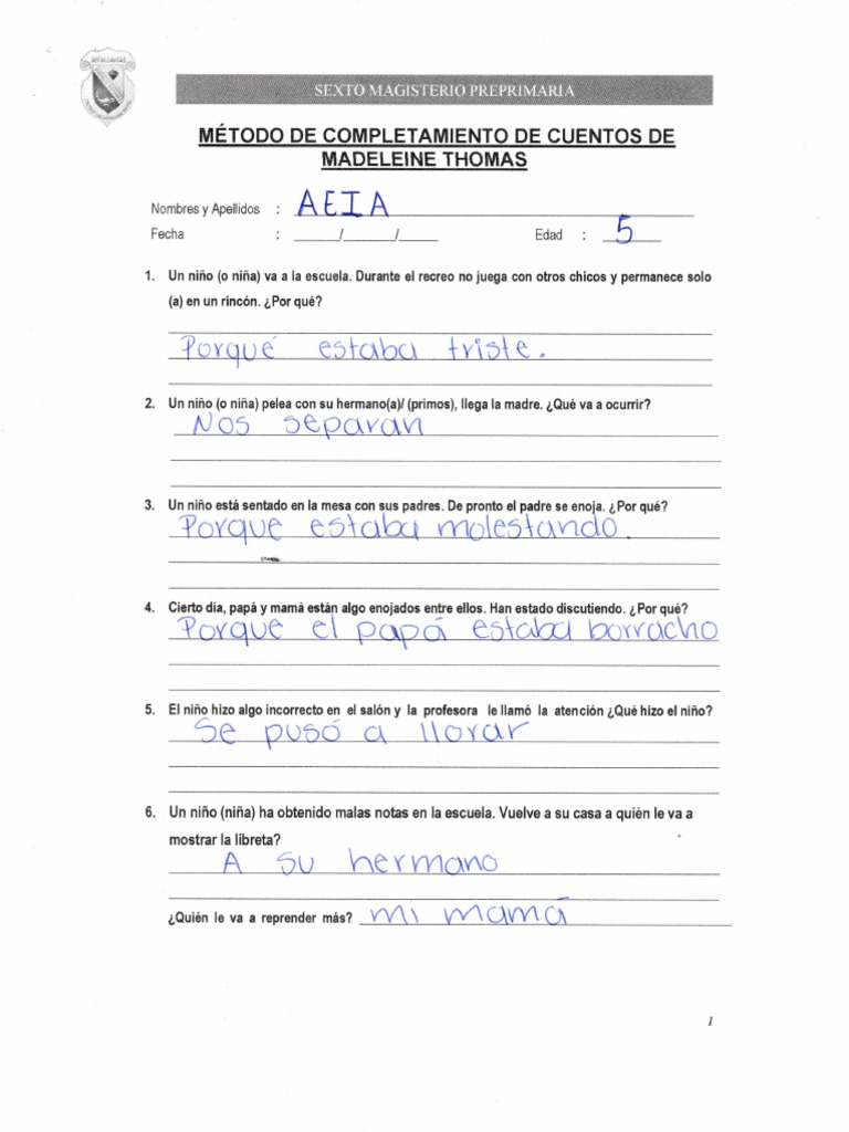 Escaneo Metodo Cumplimiento de Cuentos de Madeleine Thomas | PDF