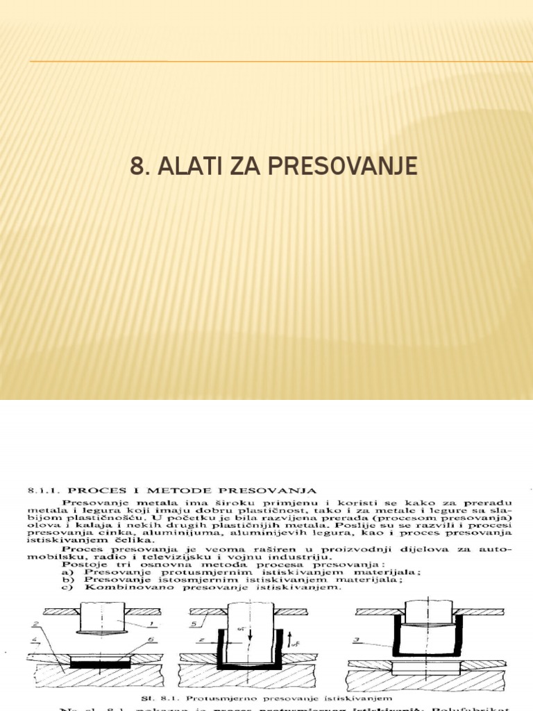 Alati Za Presovanje | PDF