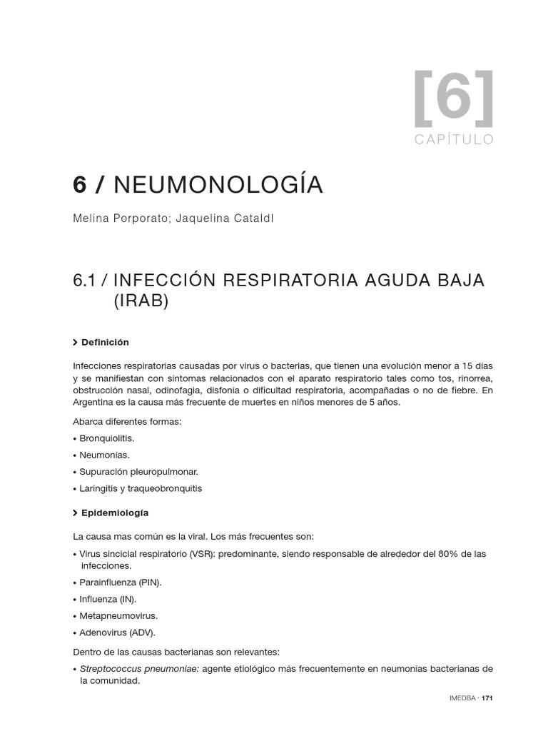 Pediatria - Cap 6 NEUMO | PDF