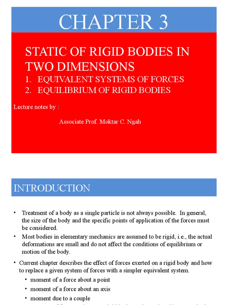 Chapter 3 Engineering Mechanics | Download Free PDF | Force | Equations