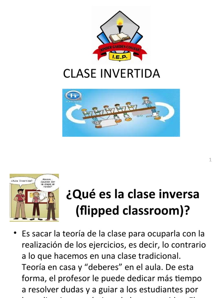 Powerpoint Clase Invertida | PDF | Enseñando | Comunicación