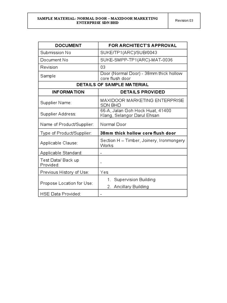 Sample Submission Labelling | PDF