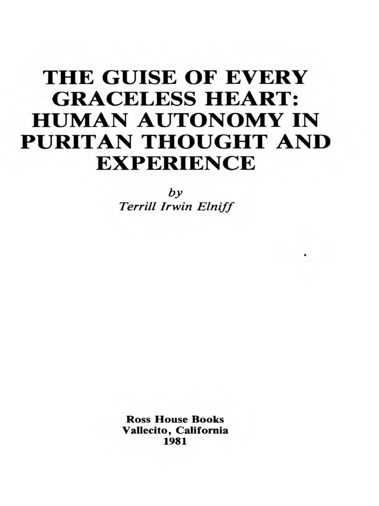 Guise of Every Graceless Heart | PDF | Puritans | Historiography