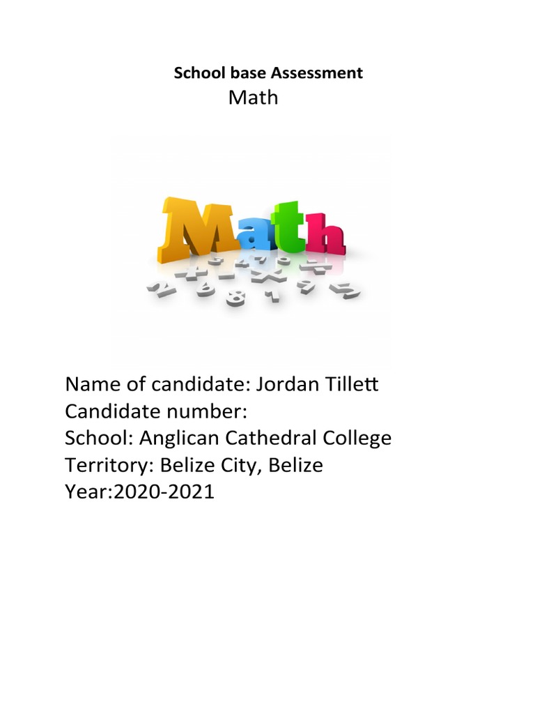 Document Math Sba | PDF | Social Science | Wellness