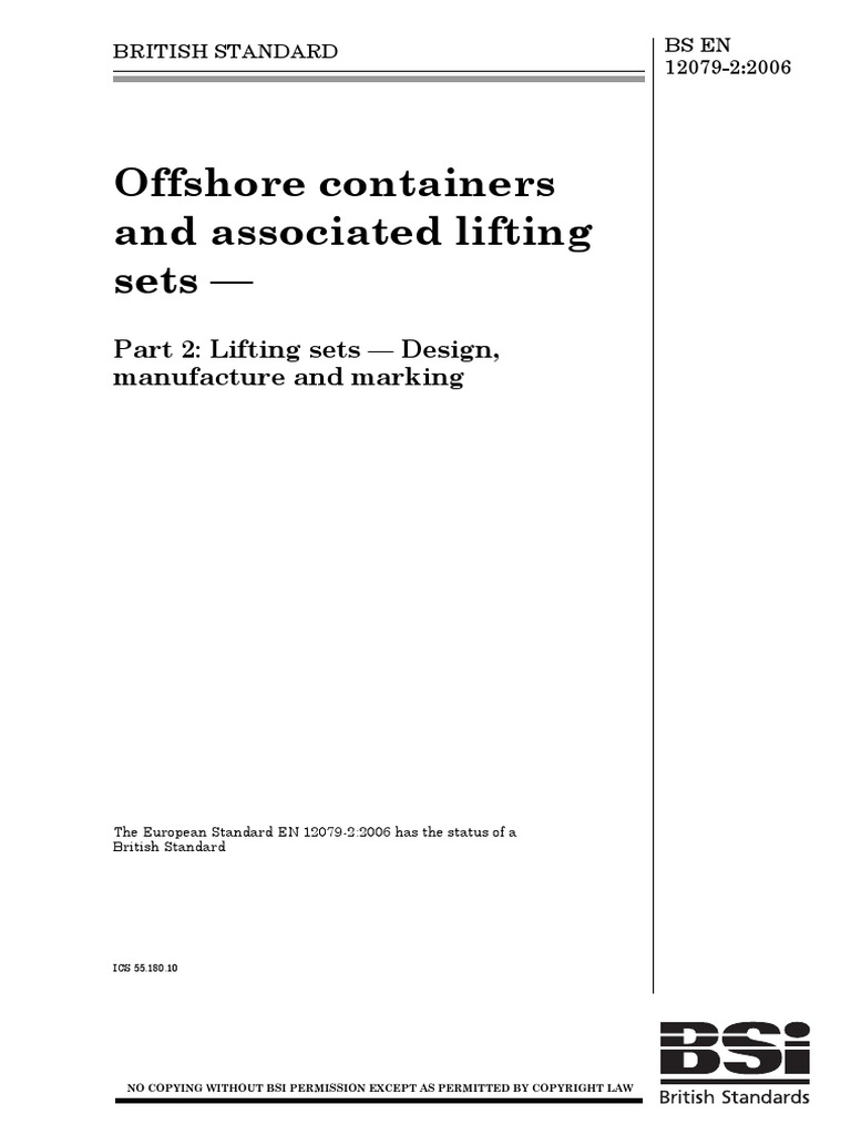 BS en 12079-2 2006 | PDF