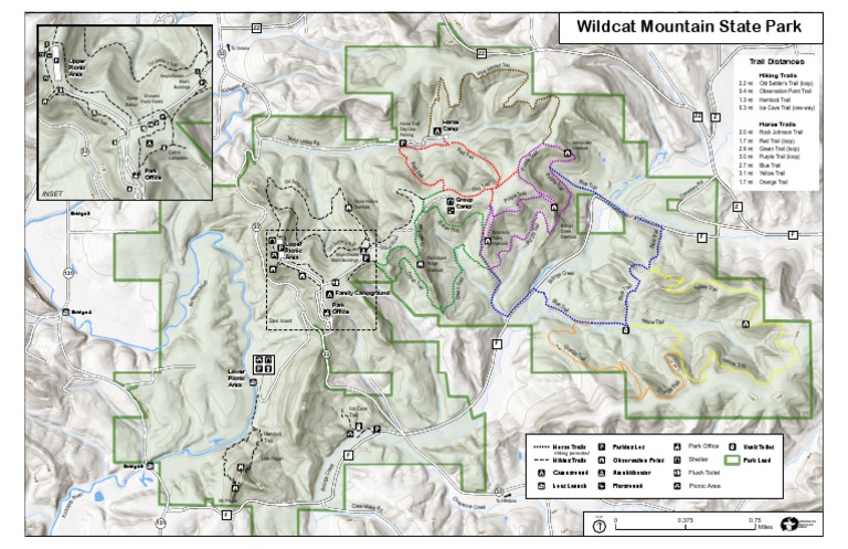 Wildcat Mountain Trail Map | PDF | Adventure | Outdoor Recreation
