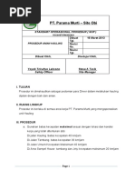 SOP-PRD-006 Pembuatan Jalur Angkut Tambang (Hauling Road) | PDF