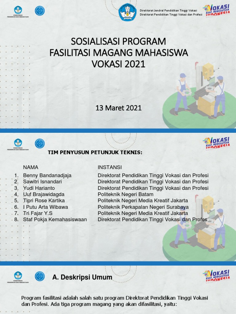 Magang - PPT 2021 | PDF | Bisnis | Seni