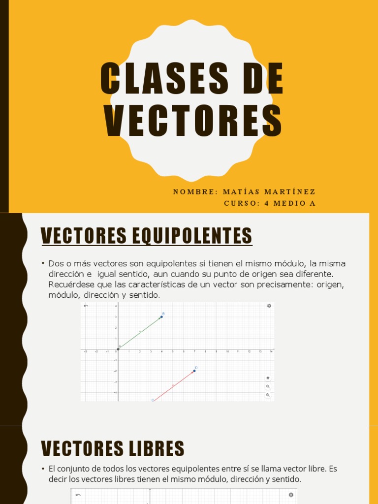 Clases de Vectores | PDF