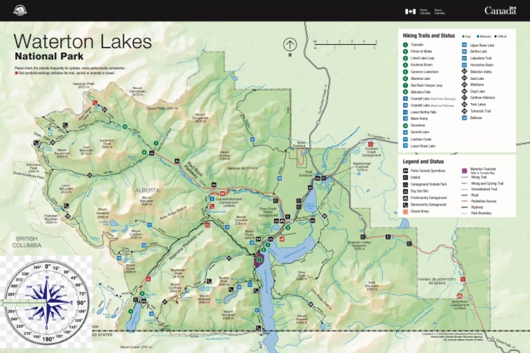Waterton-Park Map-1120 | PDF