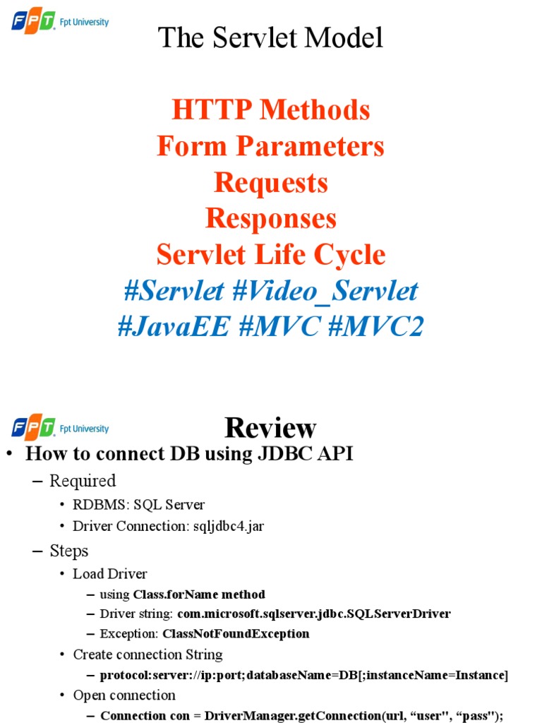 Servlet | PDF | Hypertext Transfer Protocol | Html Element