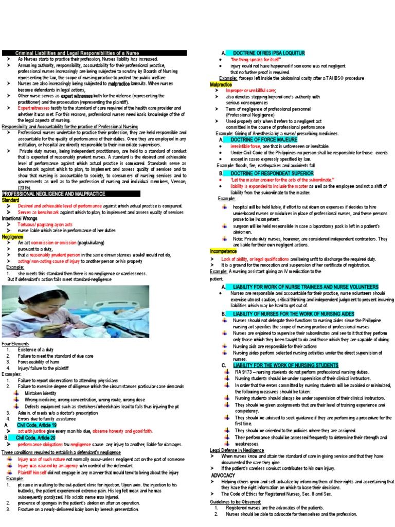 Navigating Legal Liabilities and Professional Responsibilities in ...