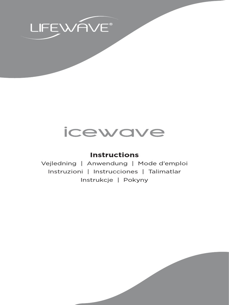 Instrucciones para Parches IceWave | PDF | Medicina CLINICA ...