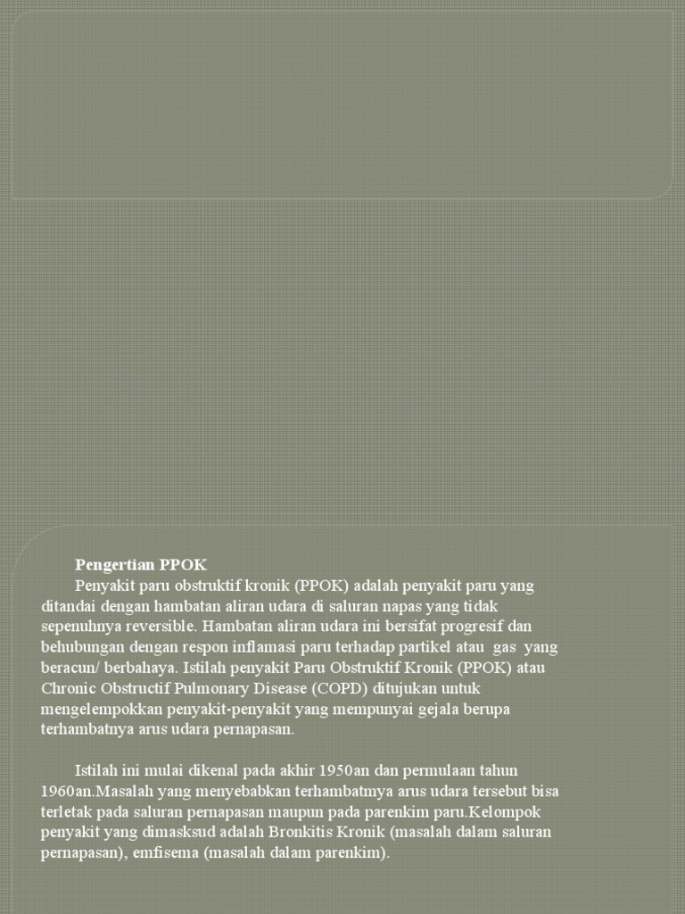Ppok | PDF