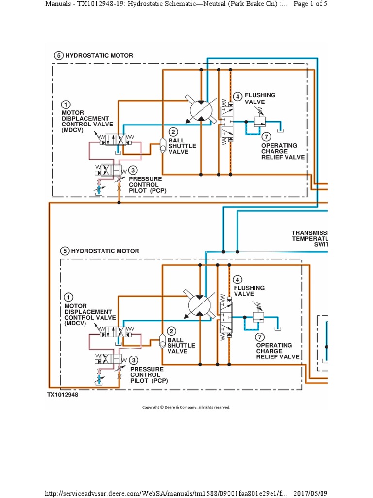 850C Hydrostatic Schematic | PDF