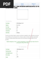 ISSB Initial Test Practice Paper | PDF