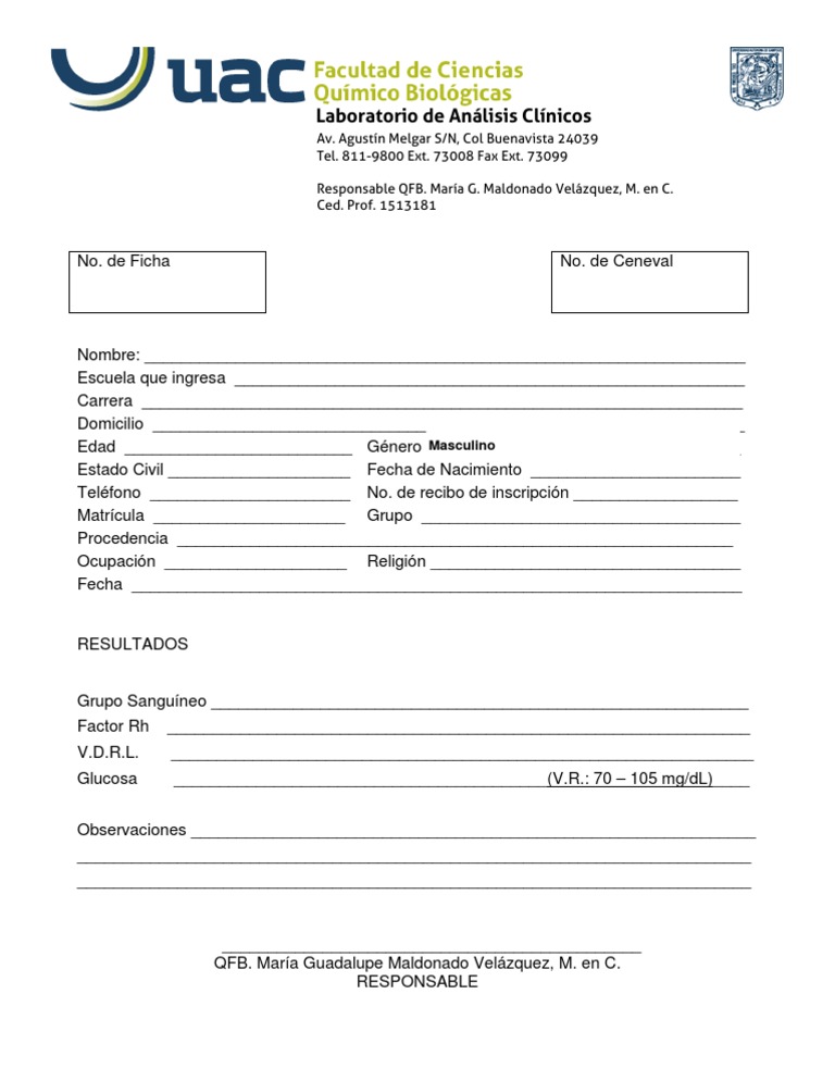 Formato Analisis Clinicos | PDF