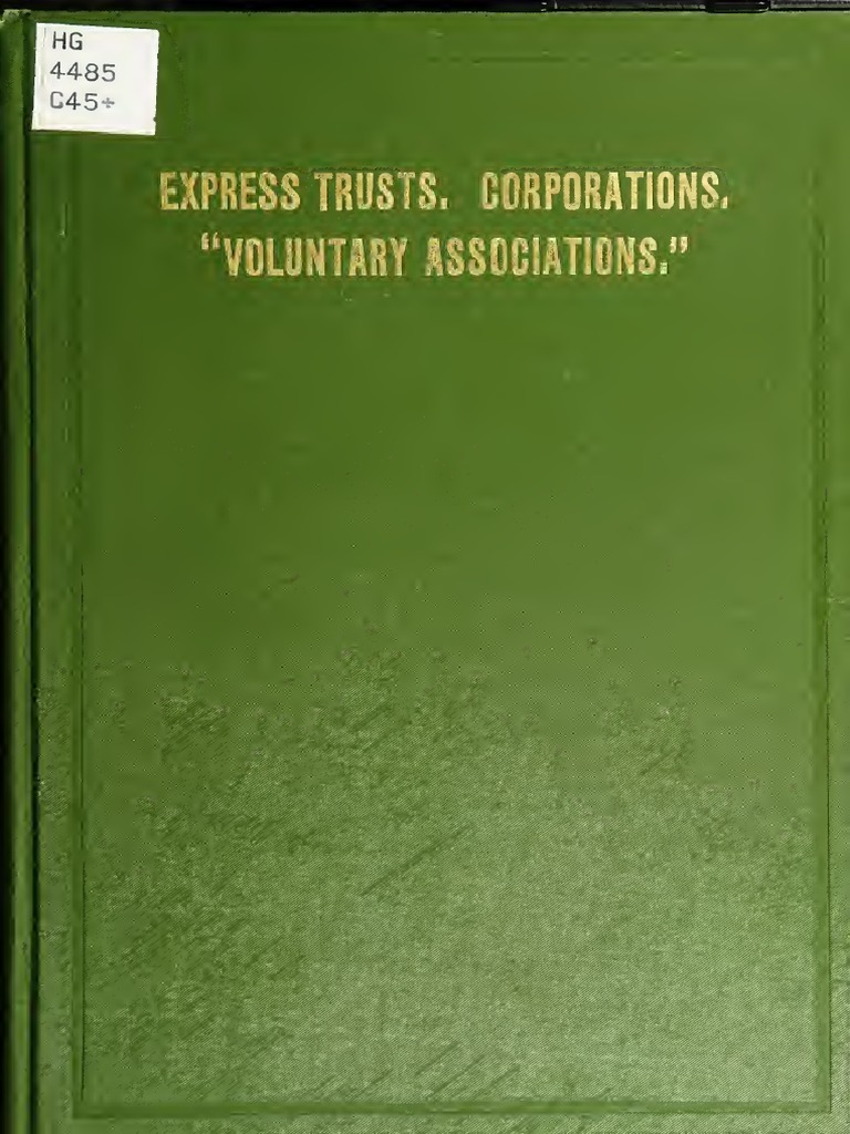 Express Trusts Under Common Law | PDF | Trust Law | Trustee