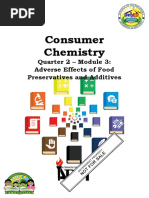 Quarter 2 - Module 2: Consumer Chemistry | PDF | Foods | Food Preservation