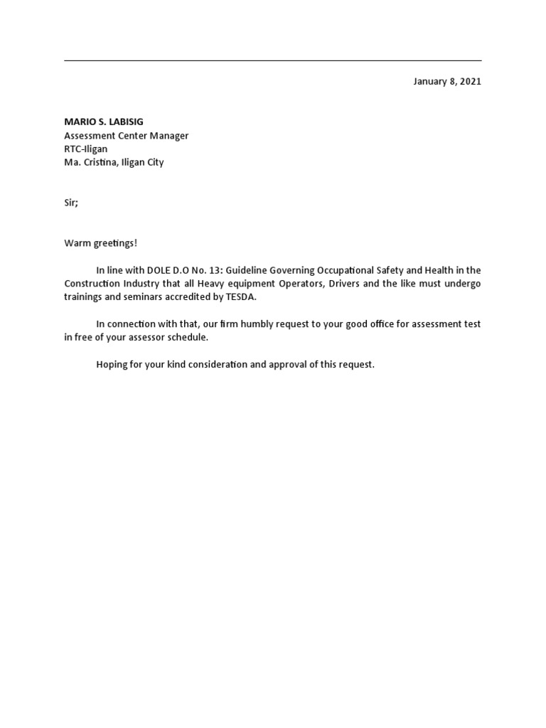 TESDA | PDF | Business