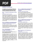 Overview EHEDG Guidelines by Topics 2018 04 | PDF | Machines | Hygiene