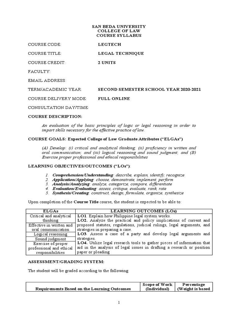 Legal Technique for Law Students | PDF | Fallacy | Logic