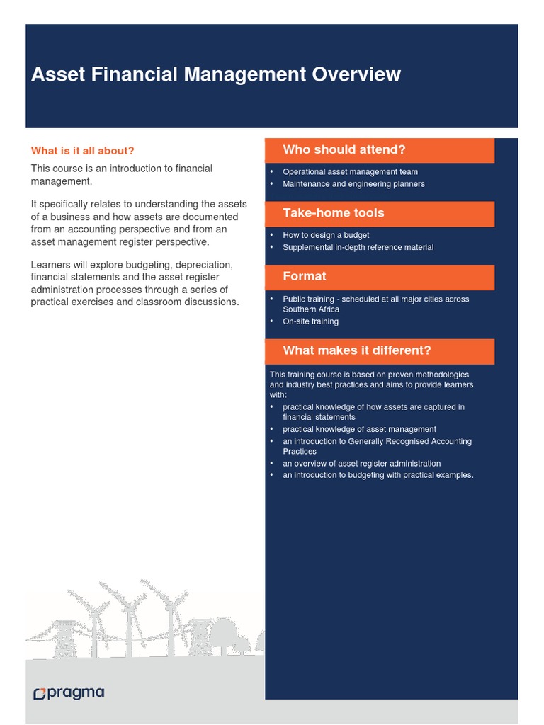 Brochure - Asset Financial Management Overview | PDF | Financial ...