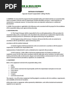 Method Statement For Blockwork | PDF | Masonry | Concrete