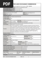 Sample - Original SEC Registration | PDF