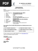 Form For Cargo Information: For Solid Bulk Cargoes | PDF