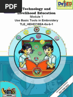 Handicraft Production LM | PDF | Embroidery | Sewing