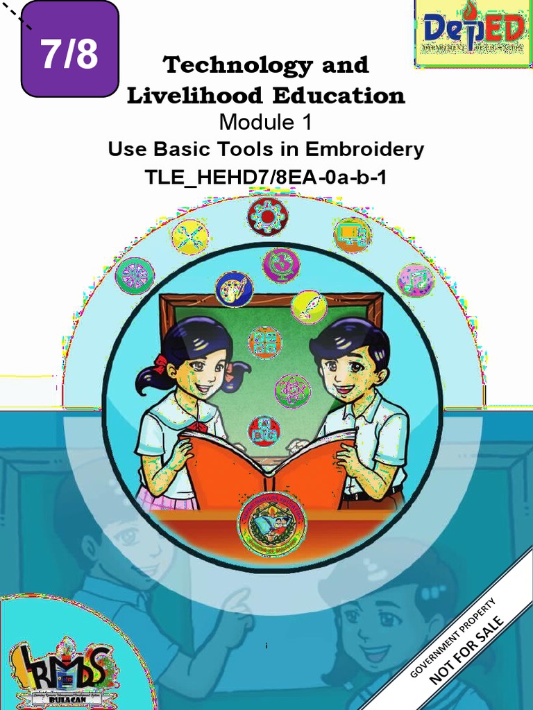 TLE 7 8 Handicraft MAKING Module 1 To 3 | PDF | Embroidery | Yarn