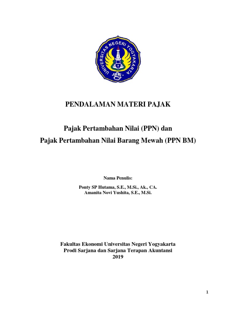 Modul PPN Dan PPNBM, Akt FE UNY | PDF
