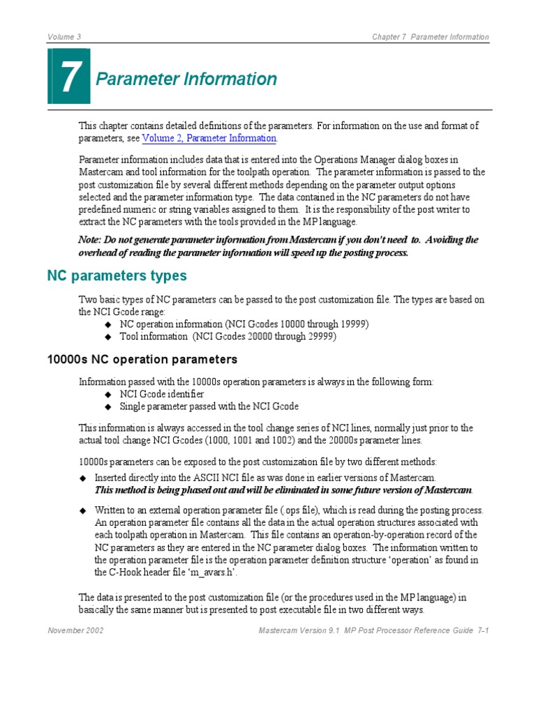 307 Parameter Information | Download Free PDF | Parameter (Computer Programming) | Subroutine