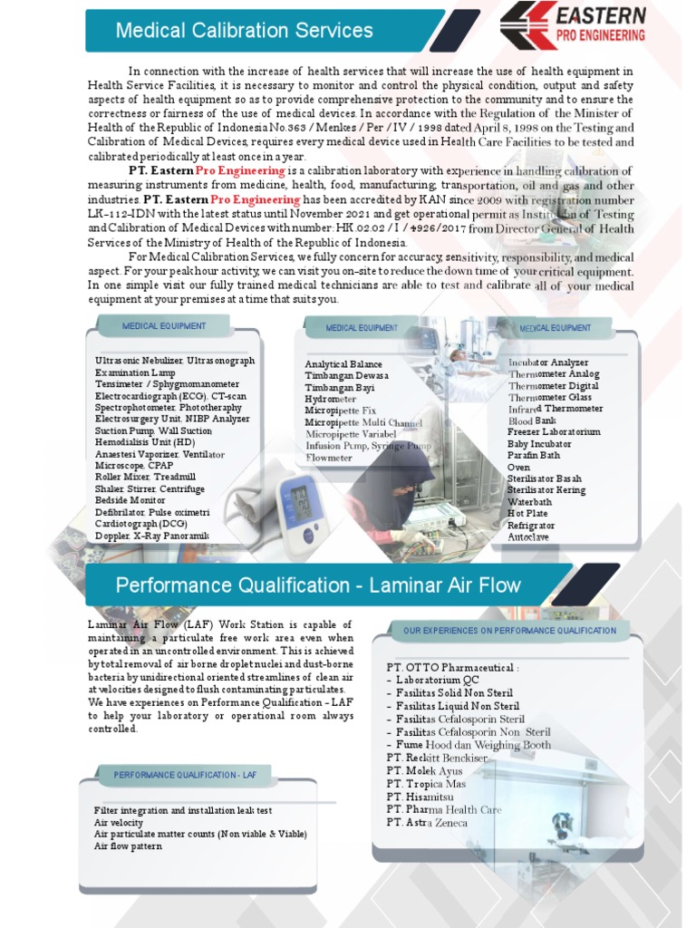 Medical Calibration Services Overview | PDF | Medical Device | Calibration