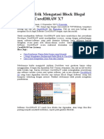 Cara Agar CorelDraw Bajakan Tidak Terdeteksi Internet | PDF | Komputer